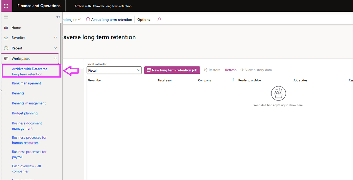 Archive data in Dynamics 365 finance and operations apps with Dataverse Long Term Retention ...