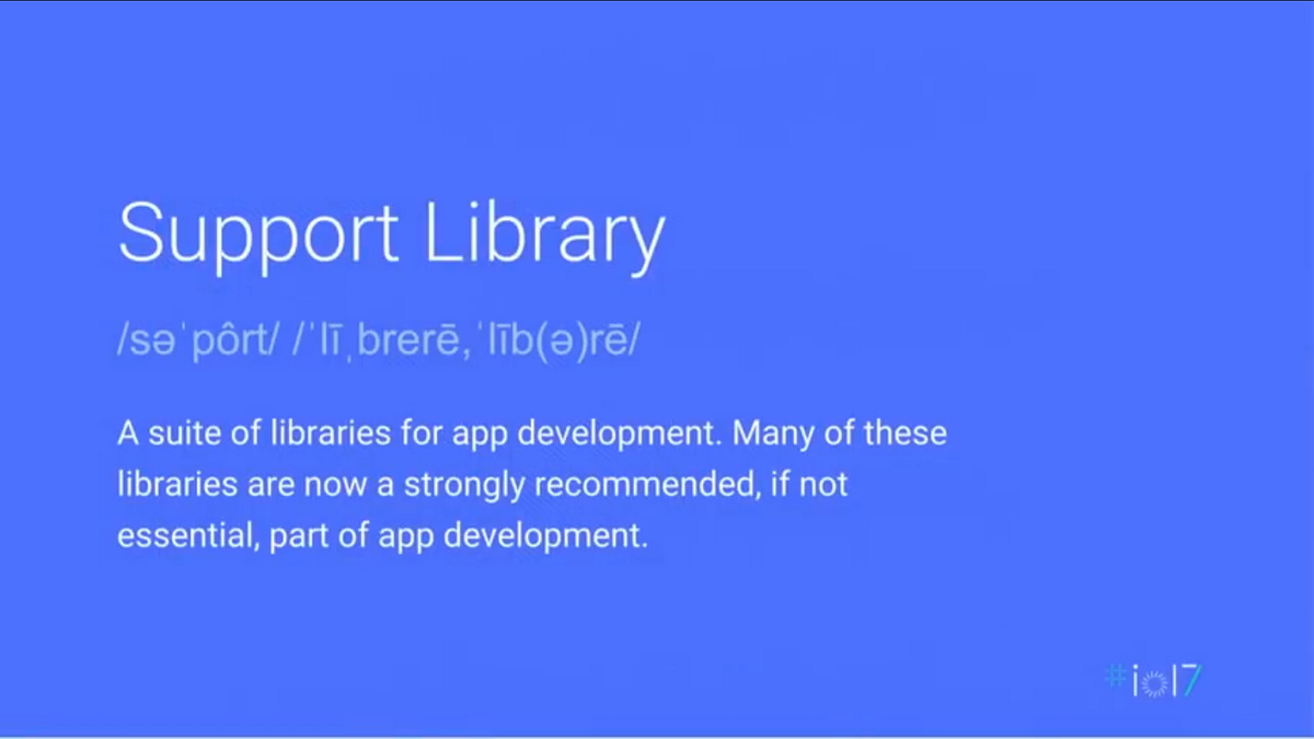 What’s New in Android Support Library Google IO 2017 | by CodeLabsPro | Medium