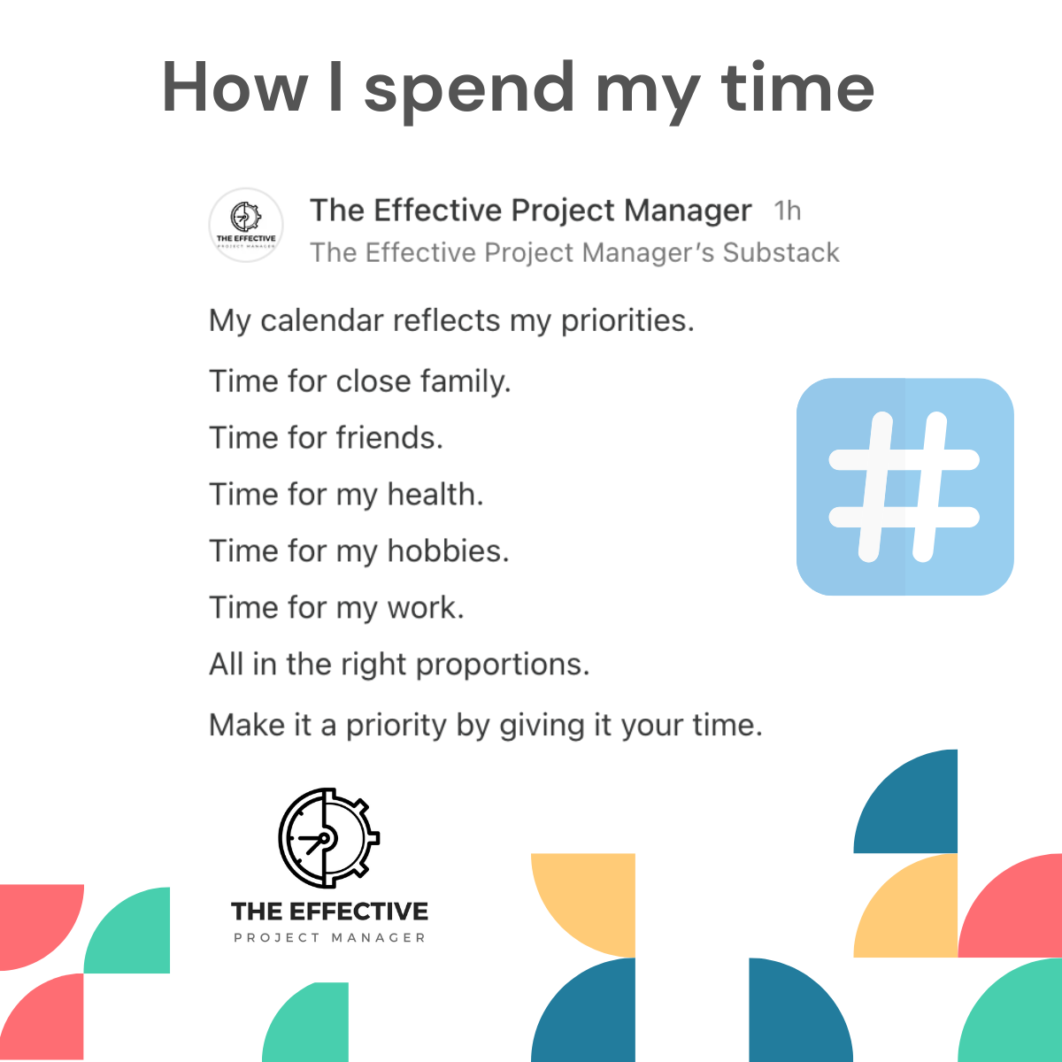 A Rant About How You Spend Your Time | by The Effective Project Manager ...