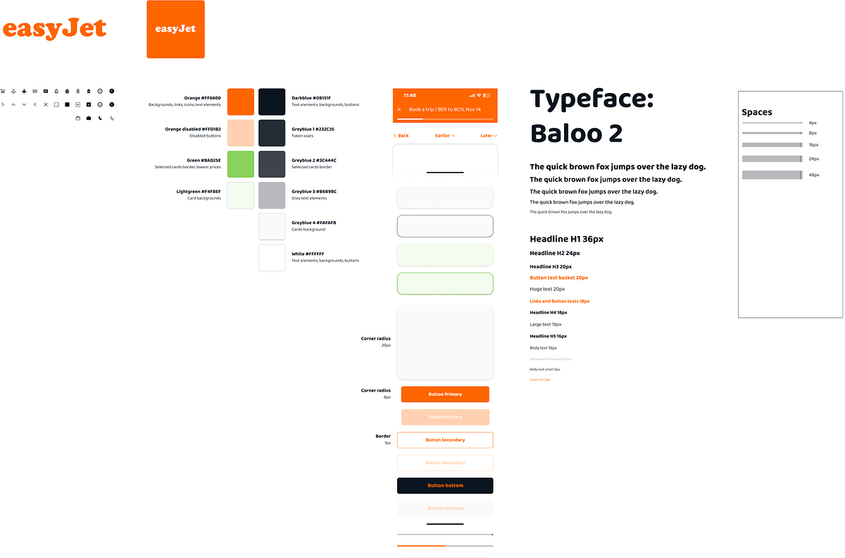 Redesigning a well-known App. Improving easyJet’s user Interface | by ...