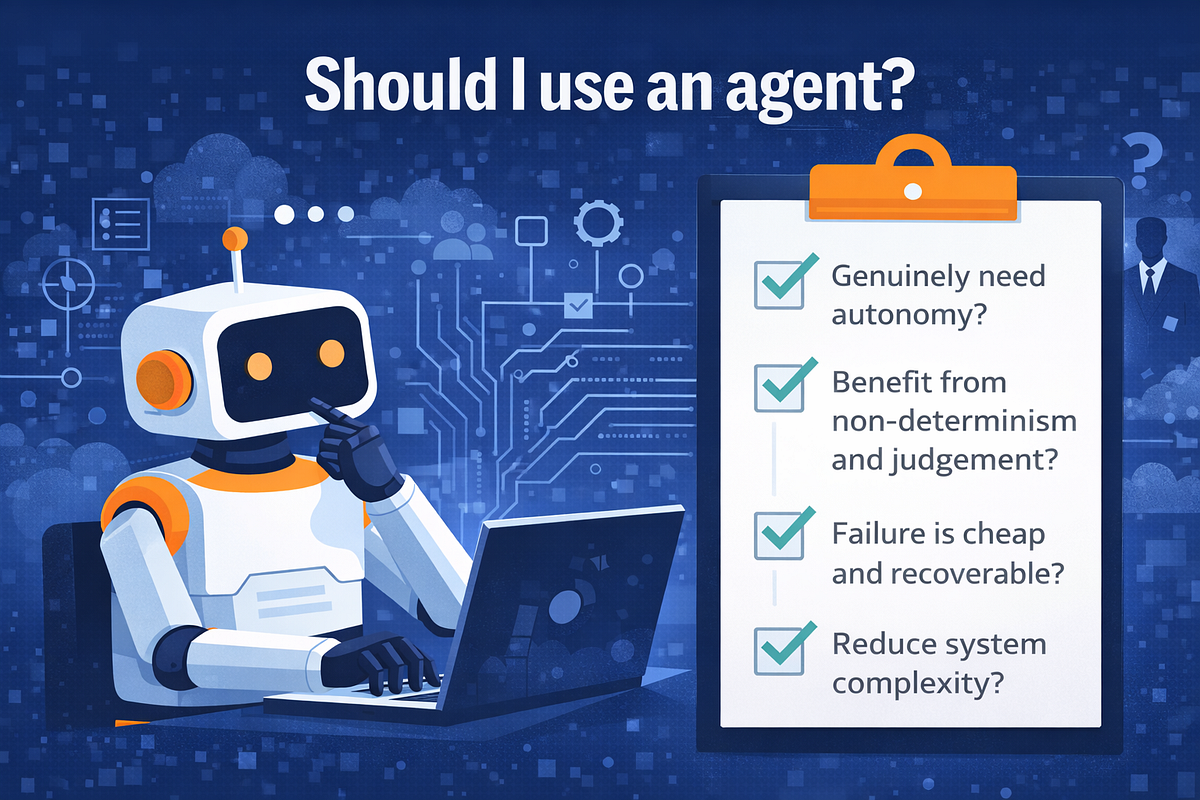 The “Agent” Test. Before you add an AI agent to your… | by Dr. Marc ...