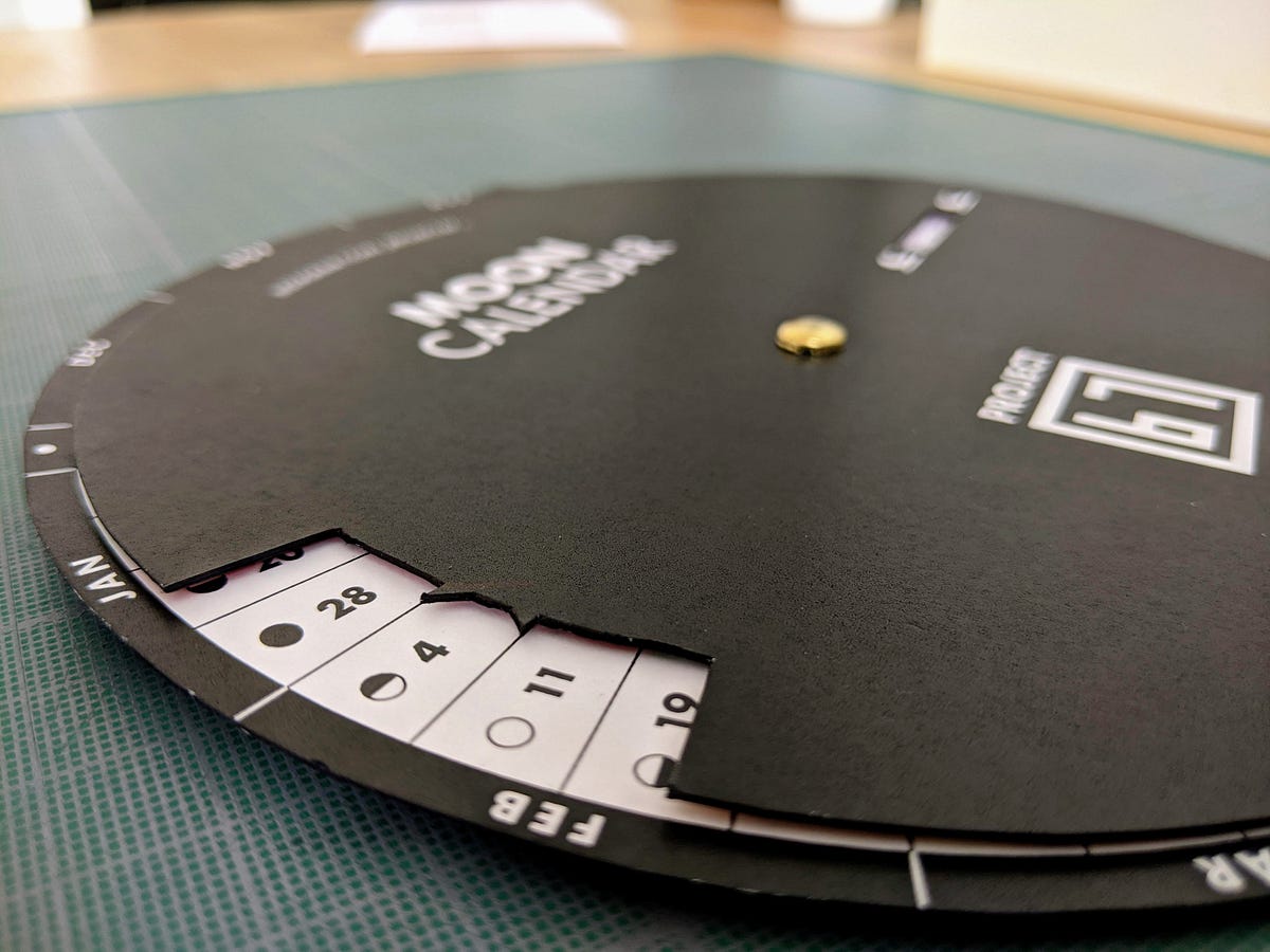 [06] Moon calendar. Since I’m going back to photography, I… | by ...