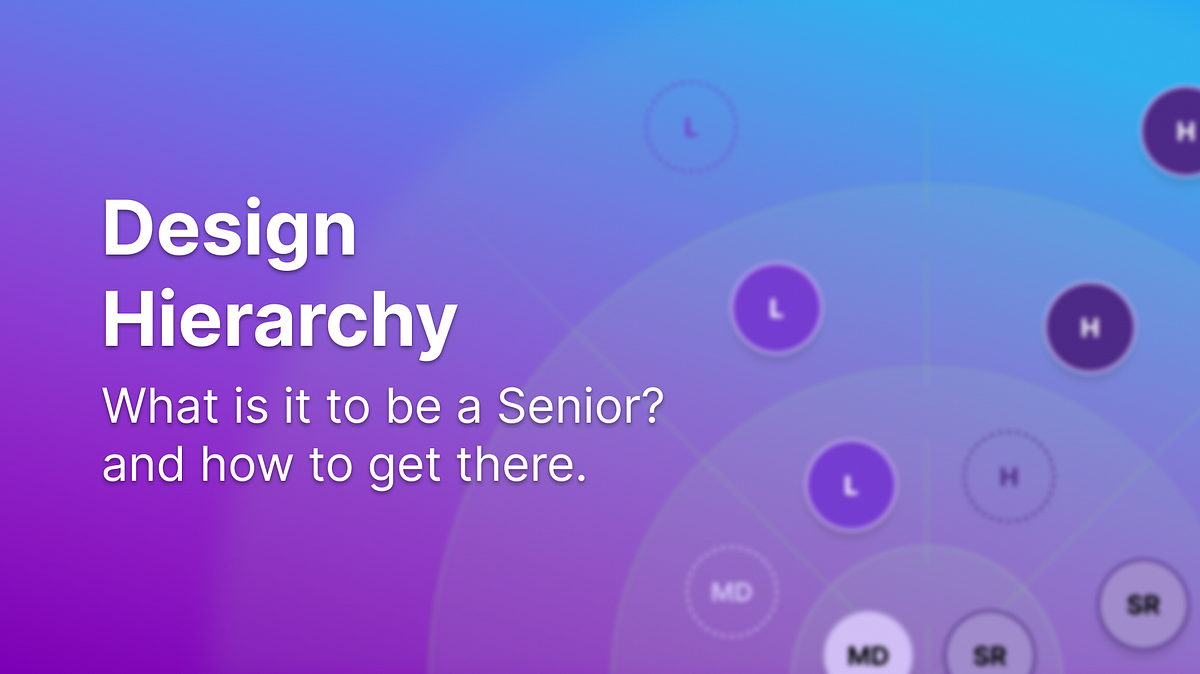 Design Hierarchy: Can we define design seniority by the level of impact ...