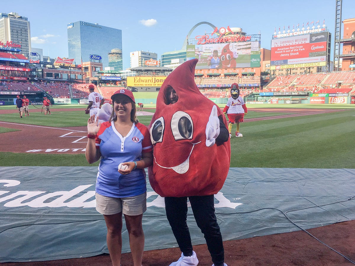 Cancer survivor throws out first pitch to raise awareness for blood ...
