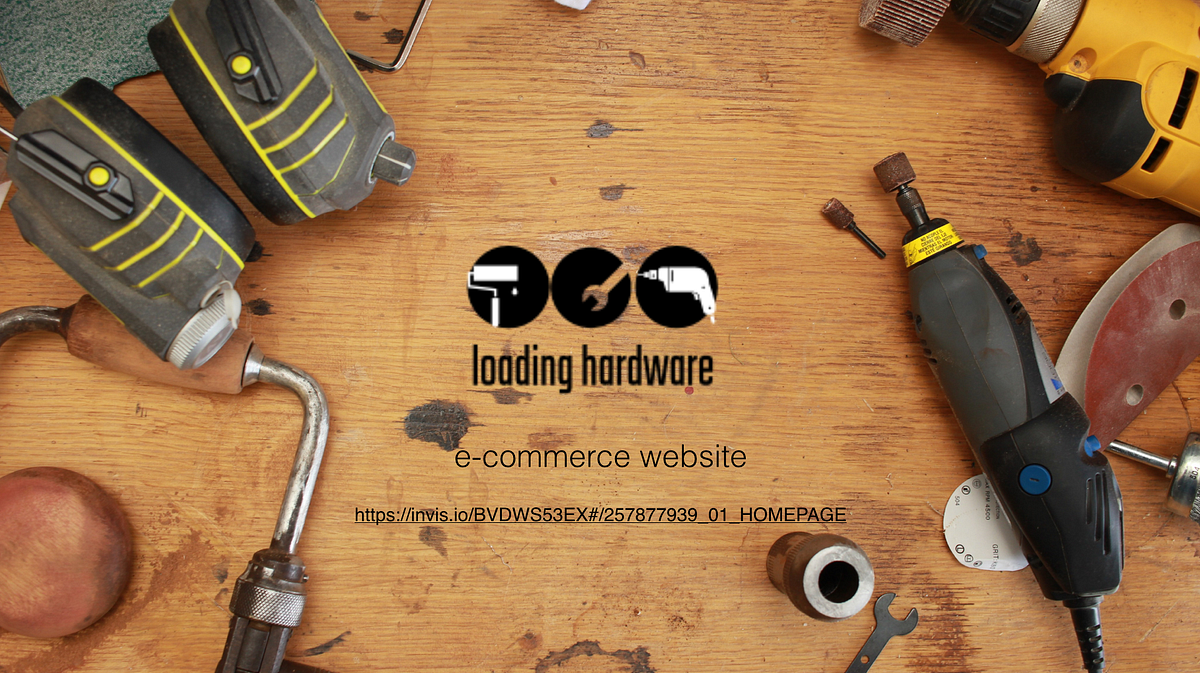 UX Case Study: Loading Hardware. E-commerce website | by Grainne Kay ...