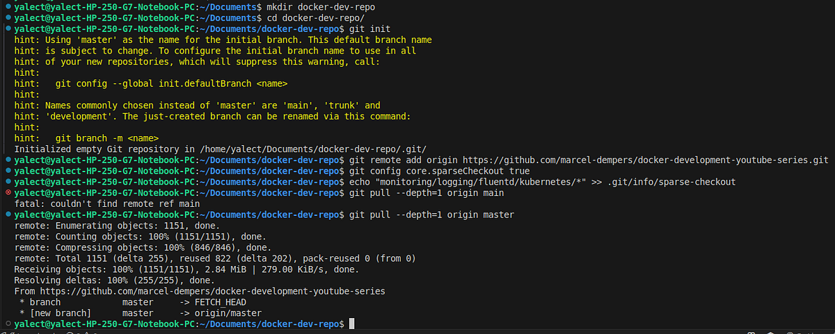 How to clone a directory in a Git Repo - Yahaya Azeez - Medium
