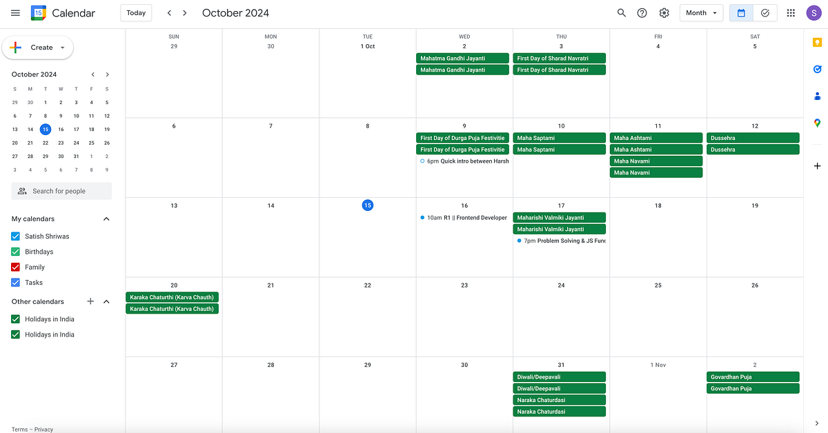 System Design: Google Calendar. Creating a calendar application like… | by Satish Shriwas ...