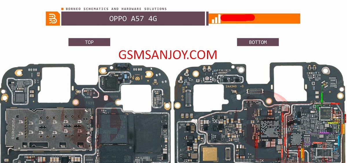 OPPO A57 4G 2022 All Hardware Schematic Diagram Free Solution | by GSM ...