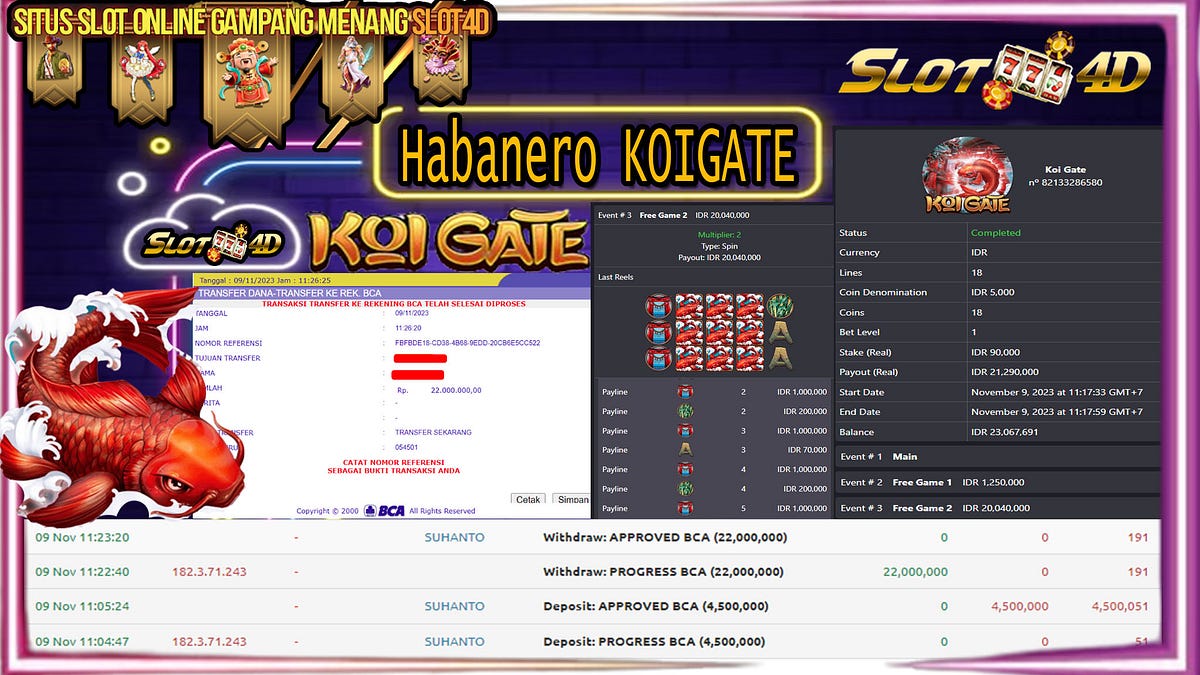 KOIGATE SLOT4D Cari 𝐊𝐨𝐢 Bestie???? EMPANG 𝐊𝐨𝐢 𝐆𝐚𝐭𝐞 #SLOT4D Solusi nya ...