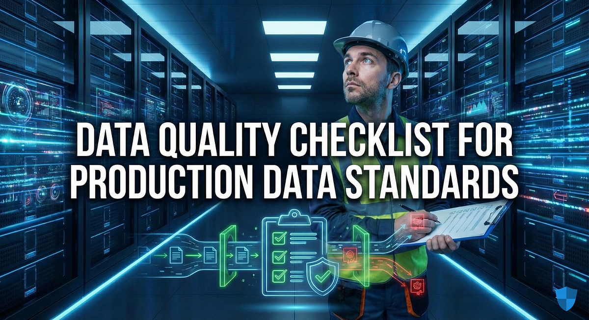 Building Your First Data Quality System: The Checklist I Use Everywhere | by Satyam Sahu | Jan ...