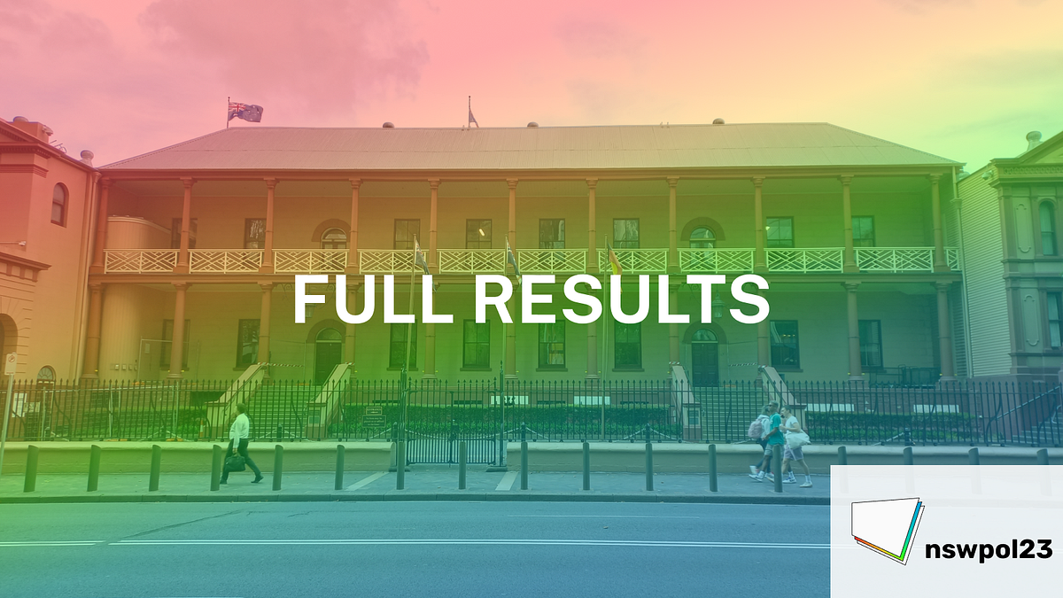 LIVE RESULTS: 2023 NSW state election | Medium