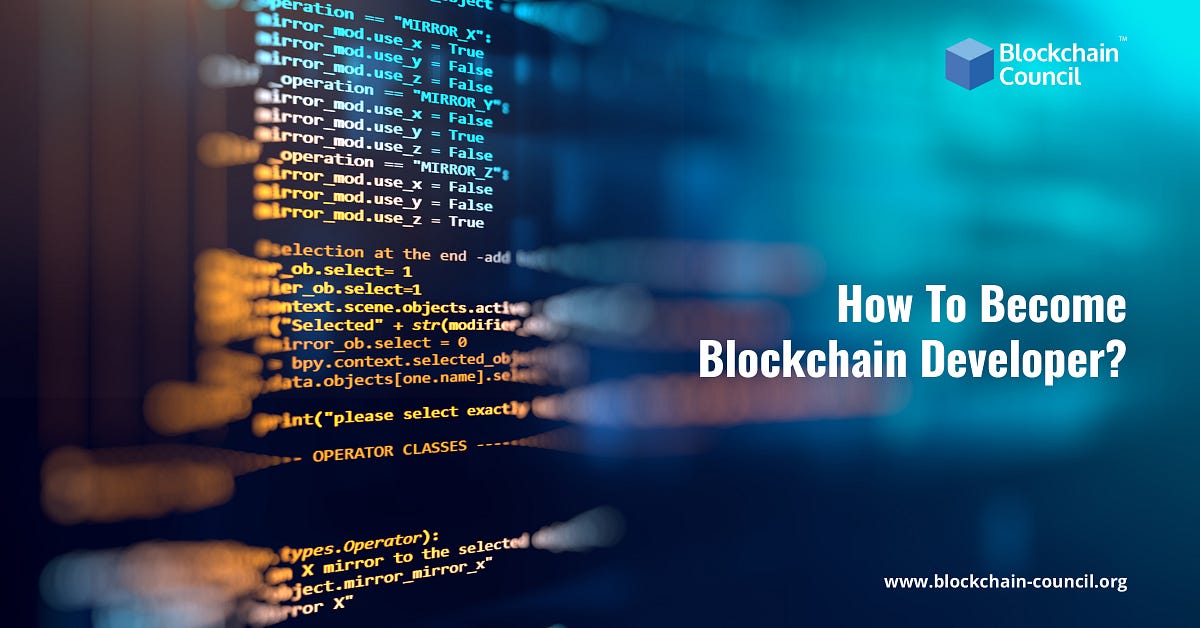 Roadmap to becoming a blockchain developer | by Smita Verma ...