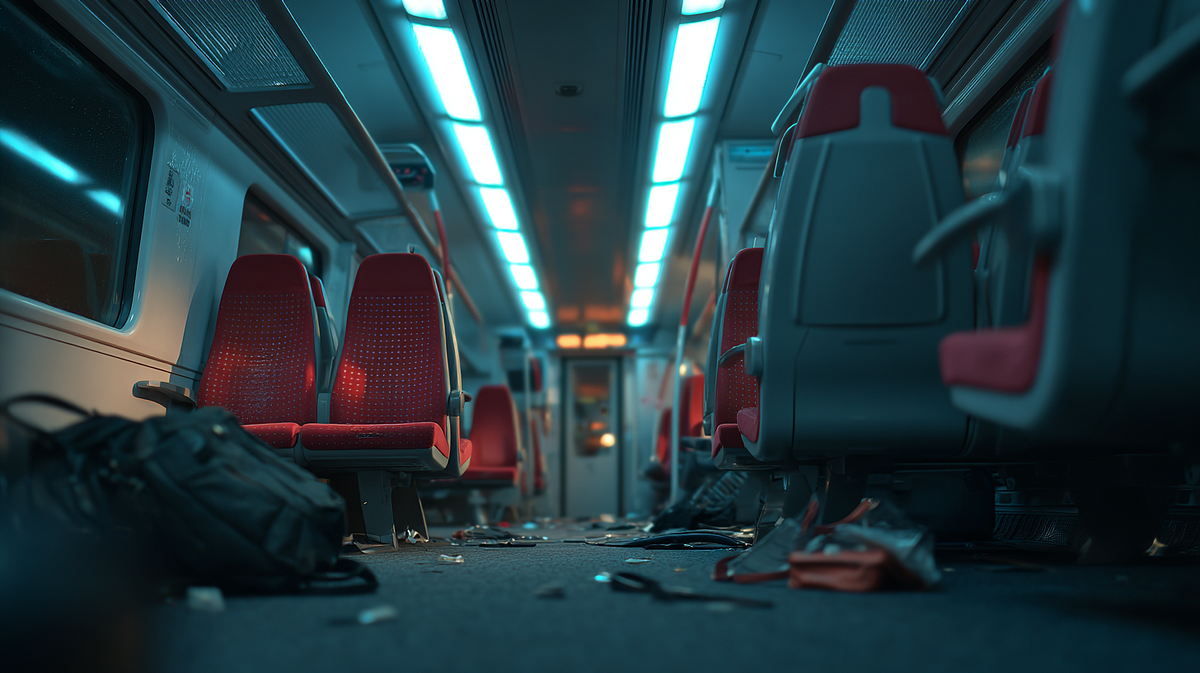 Terror on the Rails: When a High-Speed Train Becomes a Trap | by Silent ...