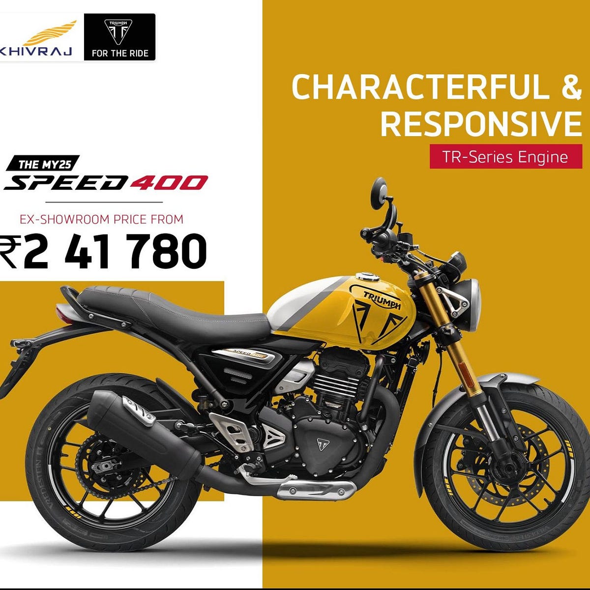 Triumph Speed 400 Timeless Design Meets Modern Power - Khivraj Motors ...