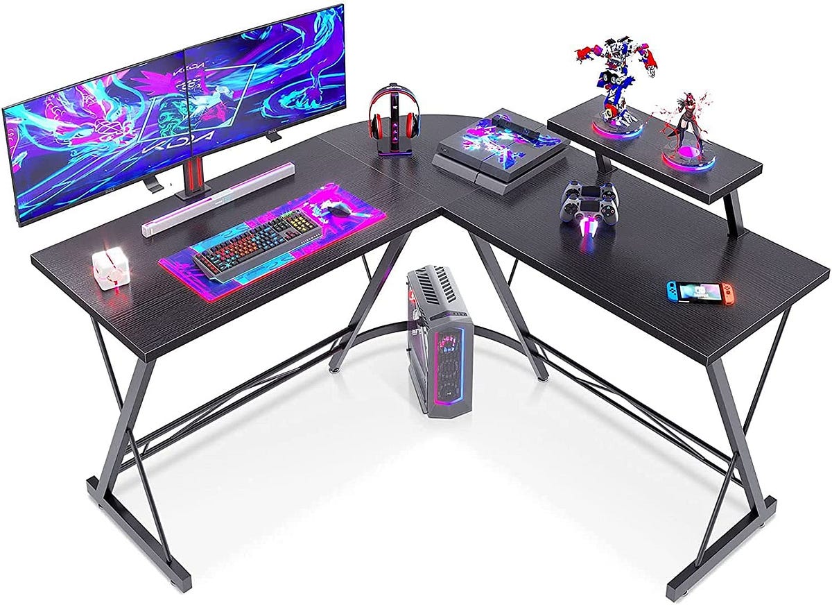 ACPLAY L-Shaped Desk Computer Corner Table, 50.8" | by saghir ahmed ...