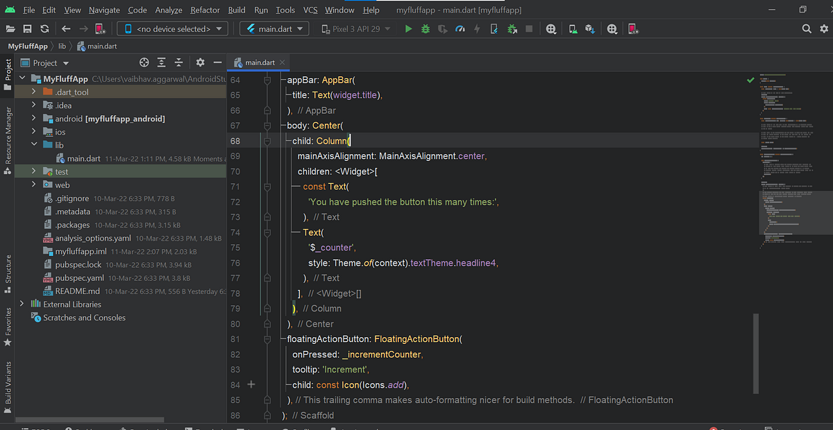 Solution of DartFmt AutoFormatting Dart code in Android Studio - Vaibhav Aggarwal - Medium