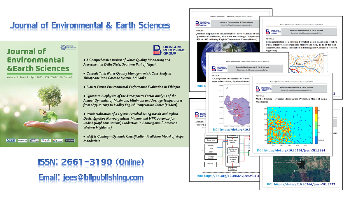 𝑱𝒐𝒖𝒓𝒏𝒂𝒍 𝒐𝒇 𝑬𝒏𝒗𝒊𝒓𝒐𝒏𝒎𝒆𝒏𝒕𝒂𝒍 & 𝑬𝒂𝒓𝒕𝒉 𝑺𝒄𝒊𝒆𝒏𝒄𝒆𝒔 | 𝑽𝒐𝒍.3, 𝑰𝒔𝒔.1 𝑨𝒑𝒓𝒊𝒍 2021 ...