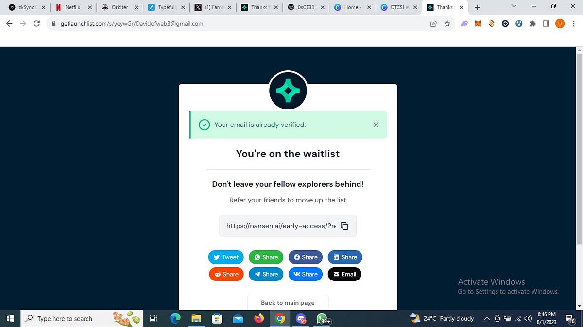 Nansen airdrop. Step by step guide | by CryptoCatcher | Medium