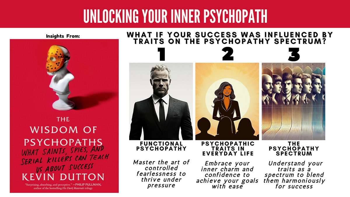 Unlock Your Inner Psychopath. Are you more charming, focused, and… | by ...