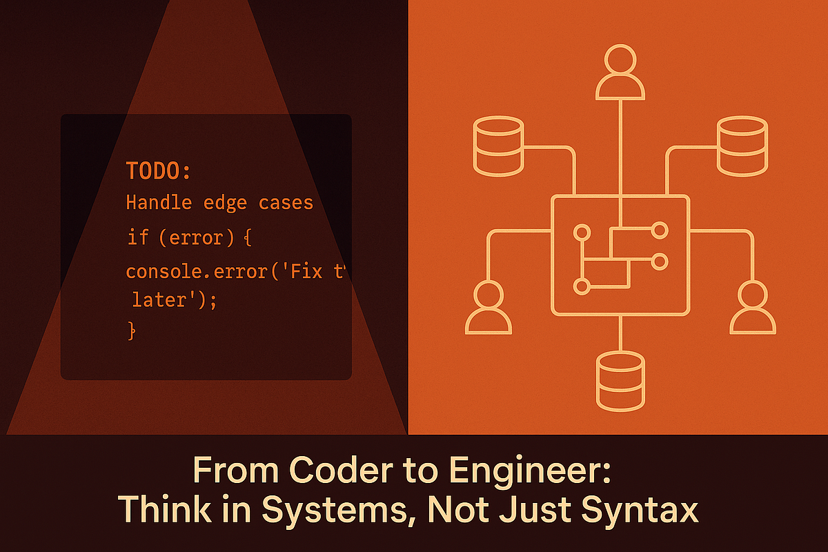 From Coder to Engineer: How to Think in Systems, Not Just Syntax | by ...