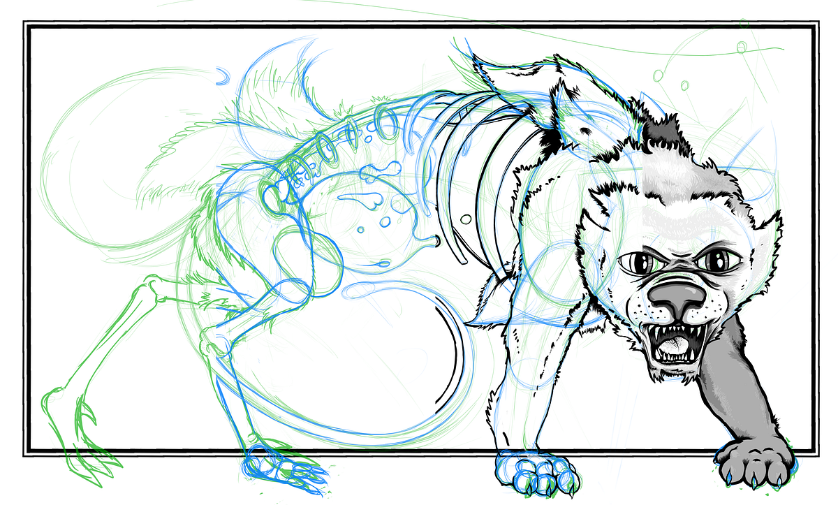 Illustration Breakdown: Spectral Tiger | by Daniel Shumway | Medium