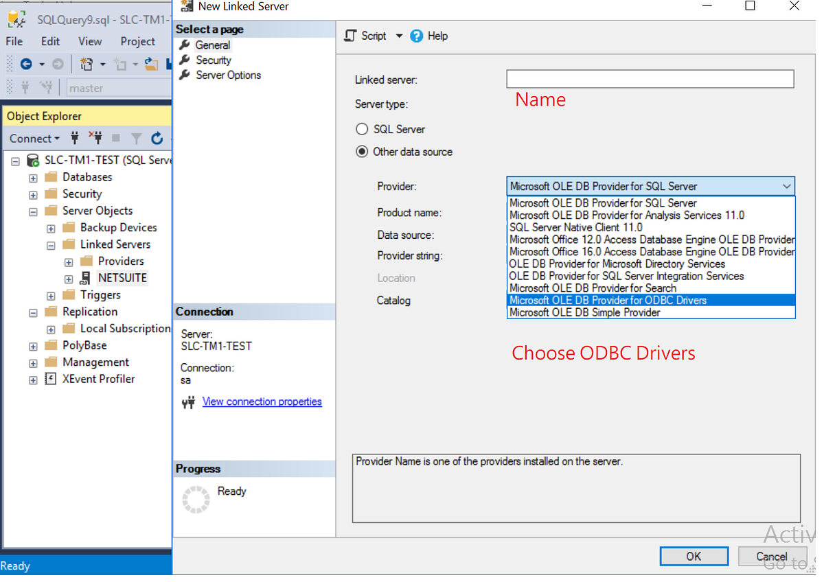 Build Linked server from NetSuite to SQL server 2017 | by SamSam | Medium