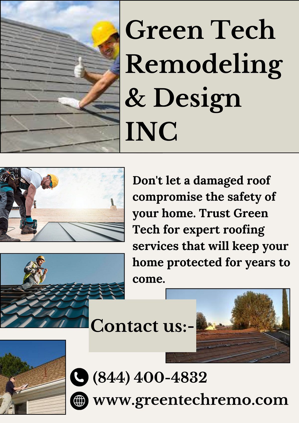 Protect Your Home with Green Tech’s Reliable Roof Replacement Services ...