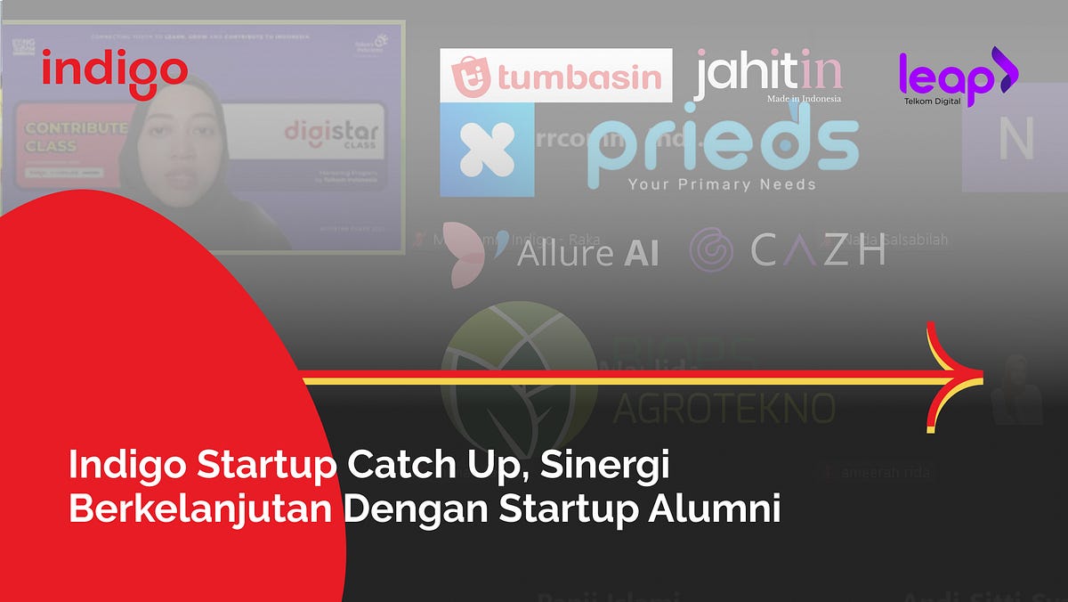 Indigo Startup Catch Up, Sinergi Berkelanjutan Dengan Startup Alumni ...