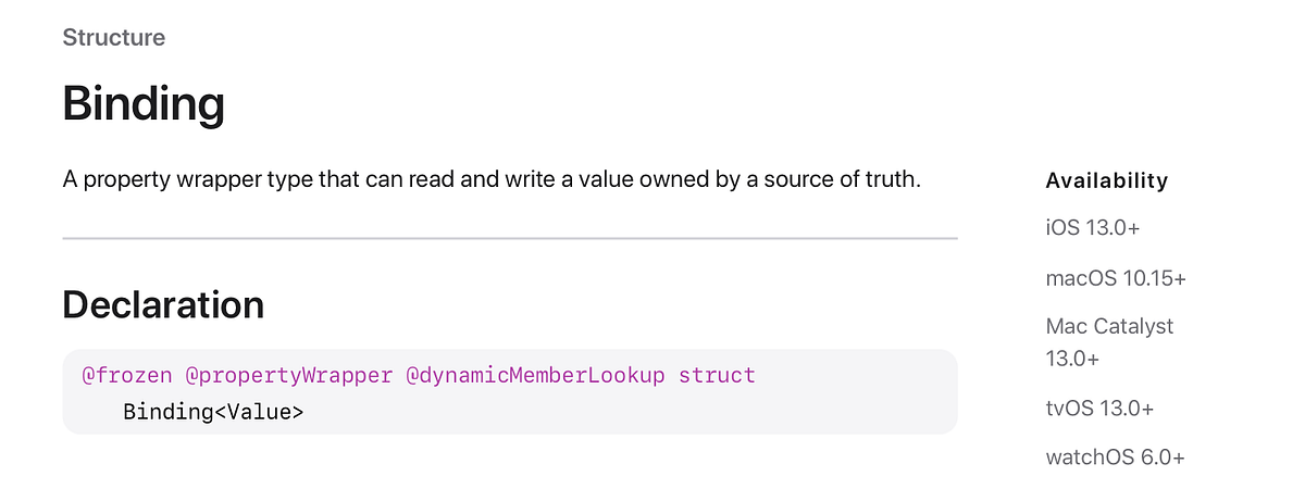SwiftUI 參考資料來源的 Binding. 開發 SwiftUI… | by 彼得潘的 iOS App Neverland | 彼得潘的 Swift iOS App 開發問題解答集 ...