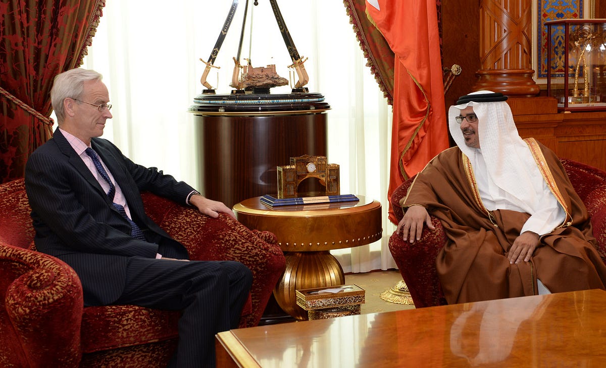Crown Prince and Minister of Foreign Affairs Receive Ambassador Roebuck ...