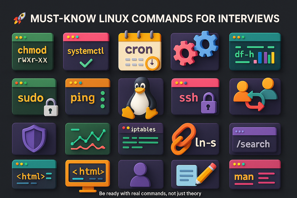 🚀 20 Linux Interview Questions You’ll Face (And How to Answer with Commands) | by Ashish Singh ...