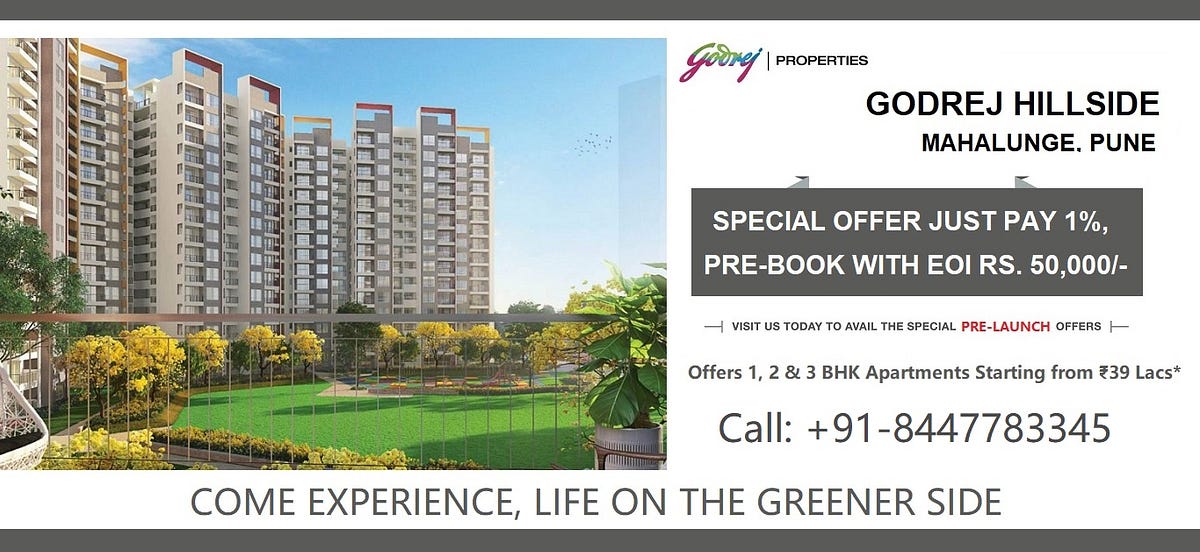 Godrej RiverHills Pune | Godrej Hillside Mahalunge Baner Annexe, Pune ...