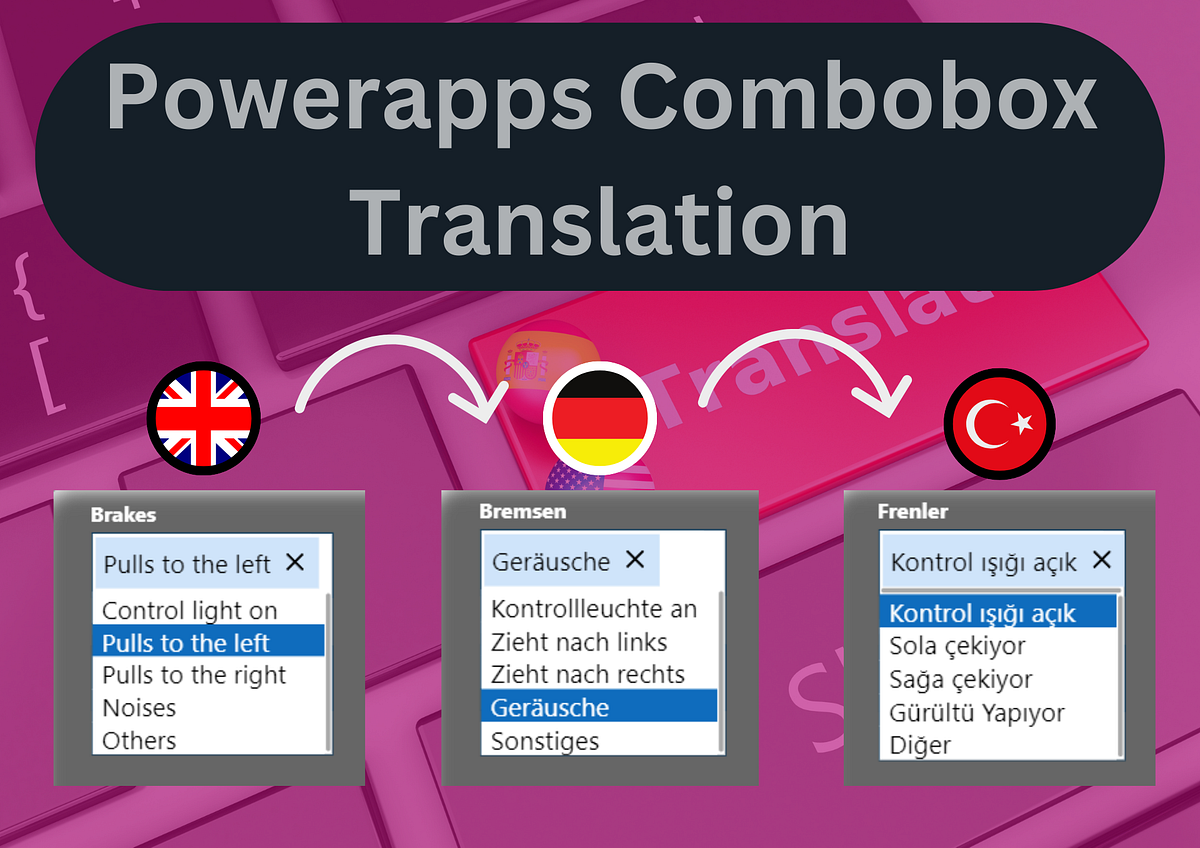 Translation of ComboBox or Dropdown Options in PowerApps | by Mehmet Emin | Medium