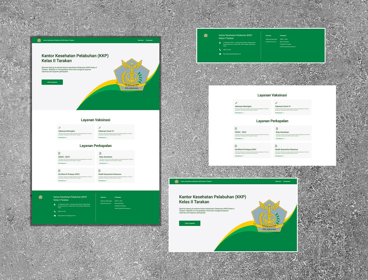 Vaccination and Shipping Service Information Website Design using Goal ...