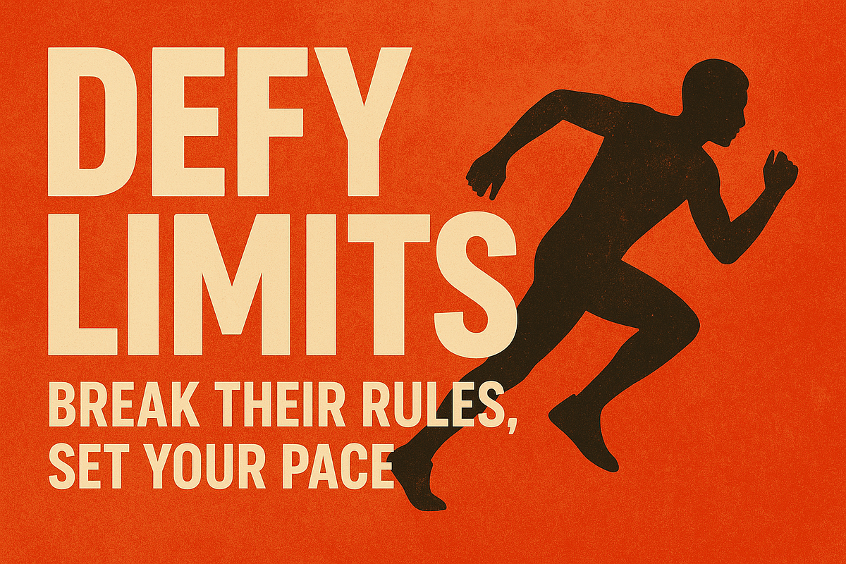 Defy Limits: Break Their Rules, Set Your Pace, and Destroy the Beliefs ...