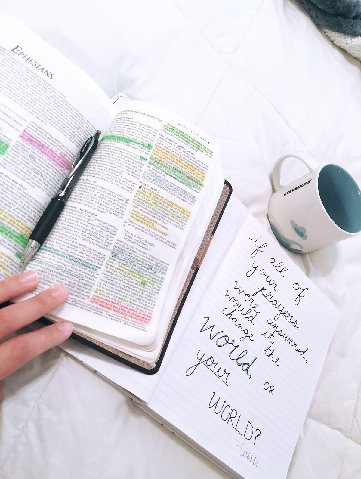 Morning Routine for Self-Growth. “One small positive thought in the ...
