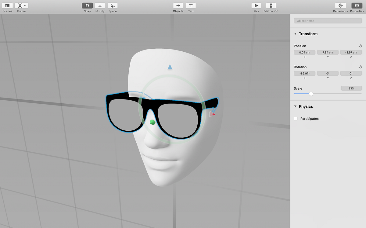 Create Lenskart like AR app using iOS RealityComposer and RealityKit with almost no coding | by ...