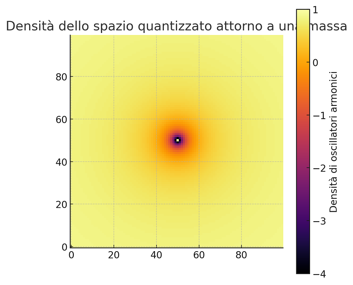 A Toy Model for Gravity Based on Quantized Space and Harmonic ...