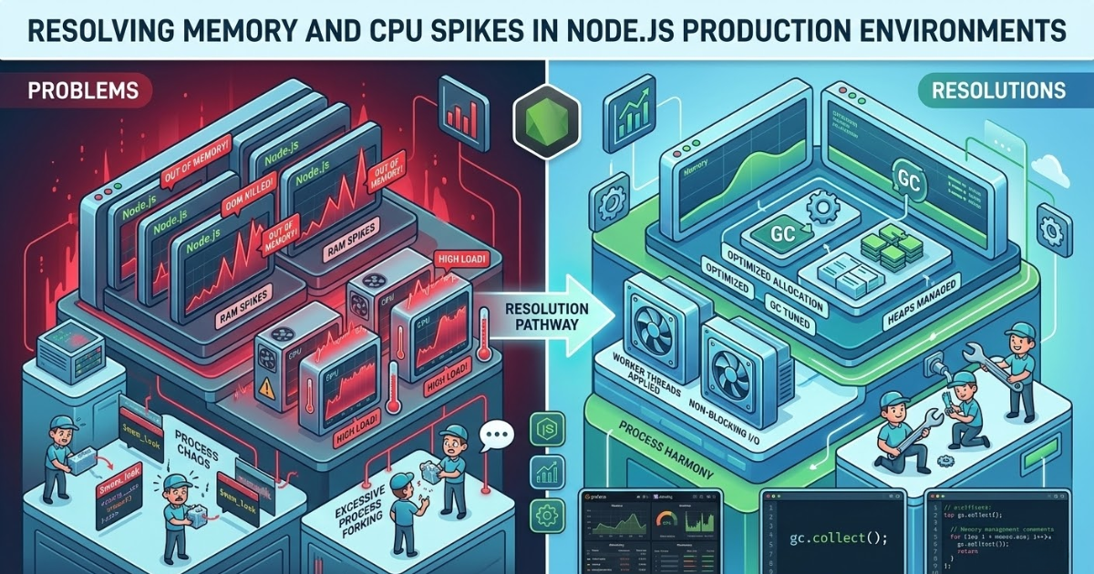 Resolving Memory and CPU Spikes in Node.js Production Environments | by ...