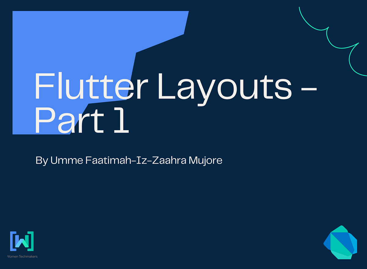 Flutter Layouts — Part 1. Understanding Column and Row layouts… | by Faatimah-Iz-Zaahra | Medium