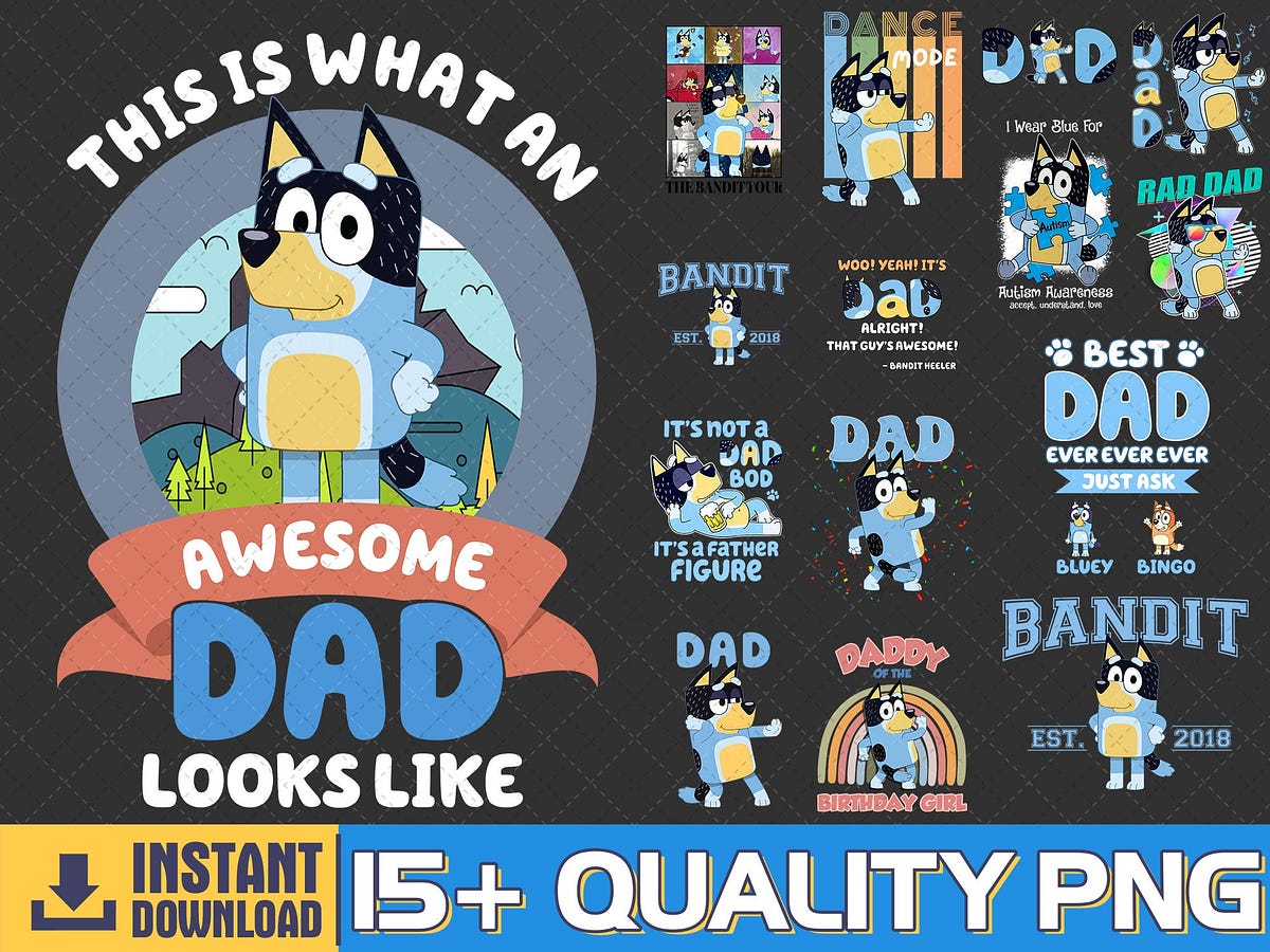 Bundle 15+ Blue Dog Dad PNG, In My Dog Dad Era PNG, Best Dad Ever png ...