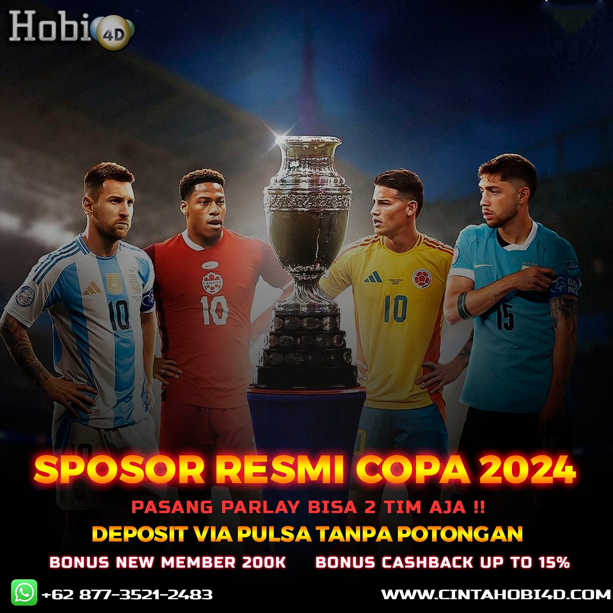 HOBI4D SPORTBOOK ONLINE TEPERCAYA COPA 2024 - Debi Aliandra - Medium