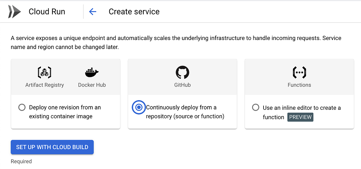 Deploy FastAPI on Google Cloud Run (via GitHub) | Medium