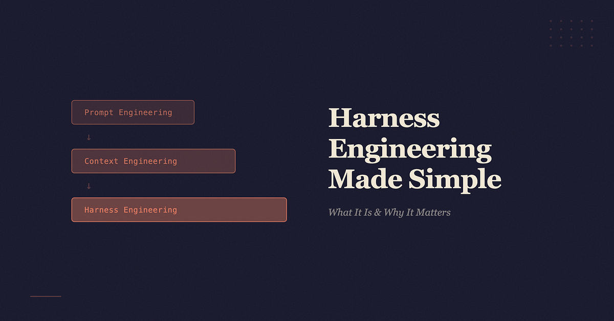 Harness Engineering Made Simple: What It Is and Why It Matters | by ...