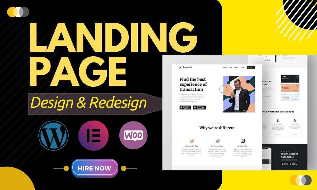 I will create responsive wordpress landing page design - Anisur Anis BD - Medium