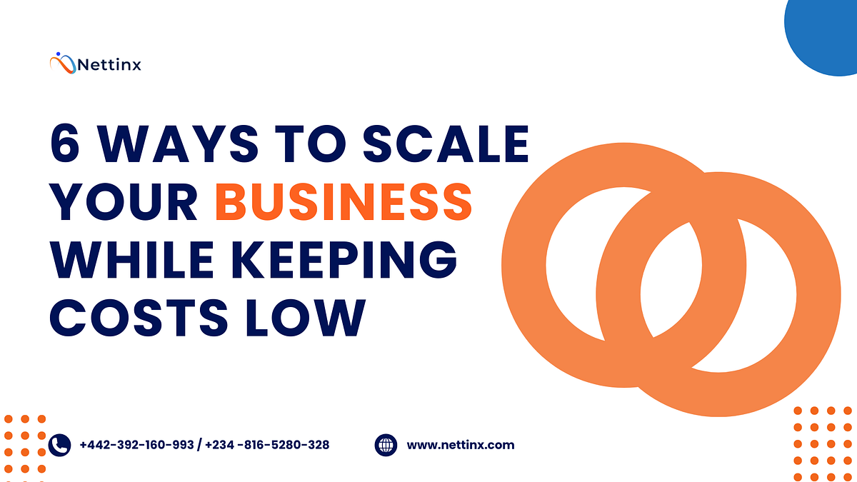 6 WAYS TO SCALE YOUR BUSINESS WHILE KEEPING COSTS LOW | by Nettinx ...