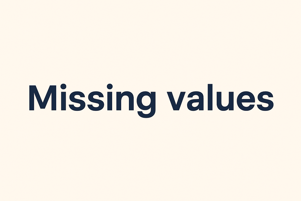 Handling Missing Values in Machine Learning: From Basics to Cutting ...