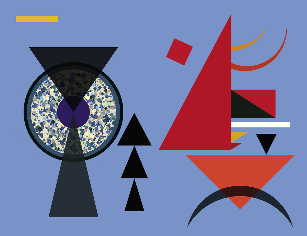 Making a generative recreation of a painting named ‘Soft Hard’ by Wassily Kandinsky in p5.js ...