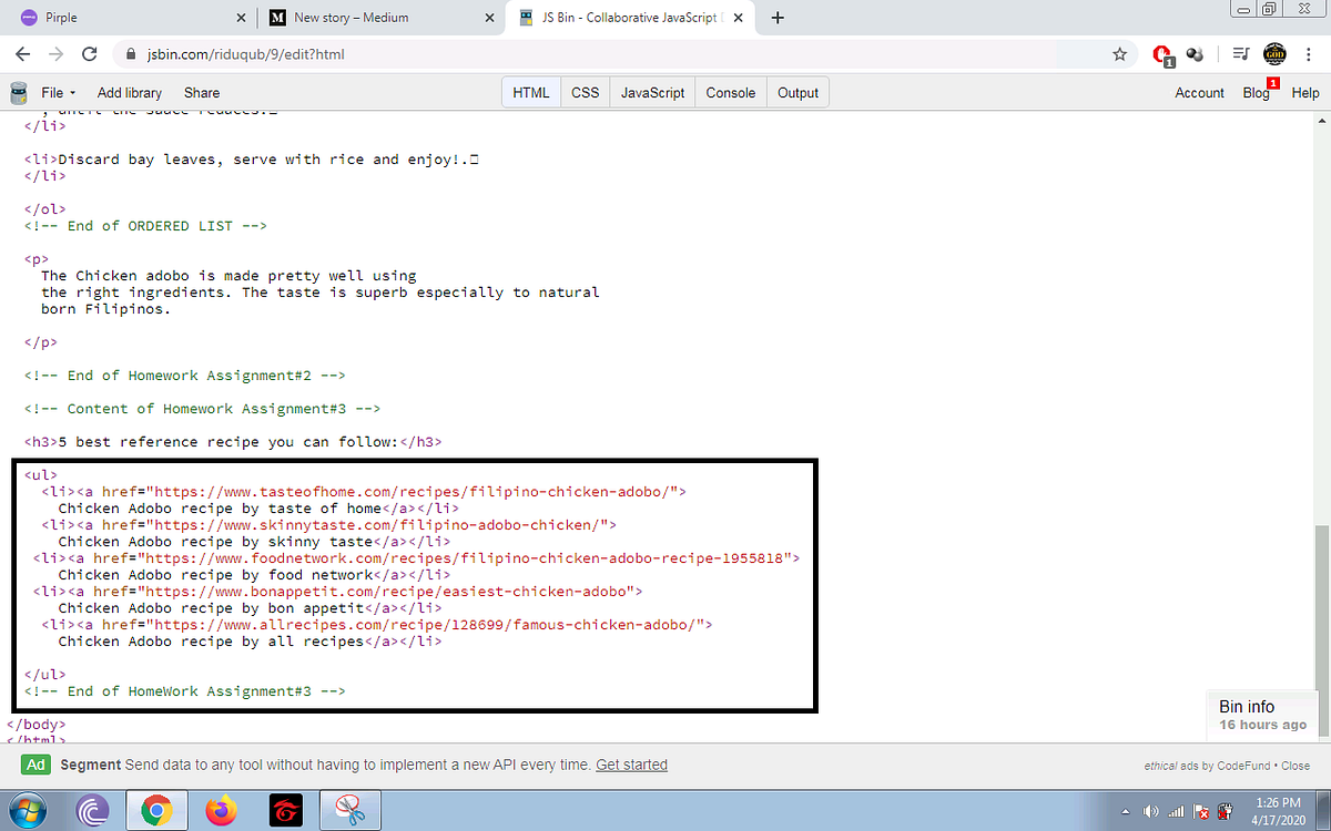 USING LINK IN HTML. Hello reader, today I will be… | by Renz Paulo ...