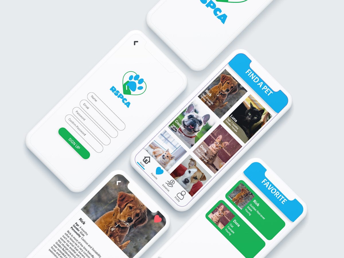 RSPCA Petcare mobile app (Design Concepts) | by Nudaar Esoof | Medium